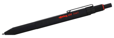 3 w 1 Długopis i ołówek MULTIPEN Rotring 600 Czarny - 2164108 | Rotring ...
